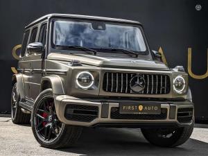 Pelēks Mercedes-Benz G63 AMG 2023 Tukums, ar dzinēja tilpumu 3.98 L un nobraukumu 30 tūkst. km par 164990 €, foto  vietnē AUTOMOTO.COM.LV