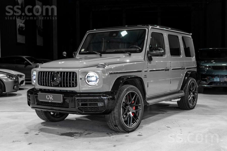 Серый Мерседес Г63 АМГ 2024 в Рига, объемом двигателя 4.00 л и пробегом 30 тыс. км за 201465 €, фото 1 на AUTOMOTO.COM.LV