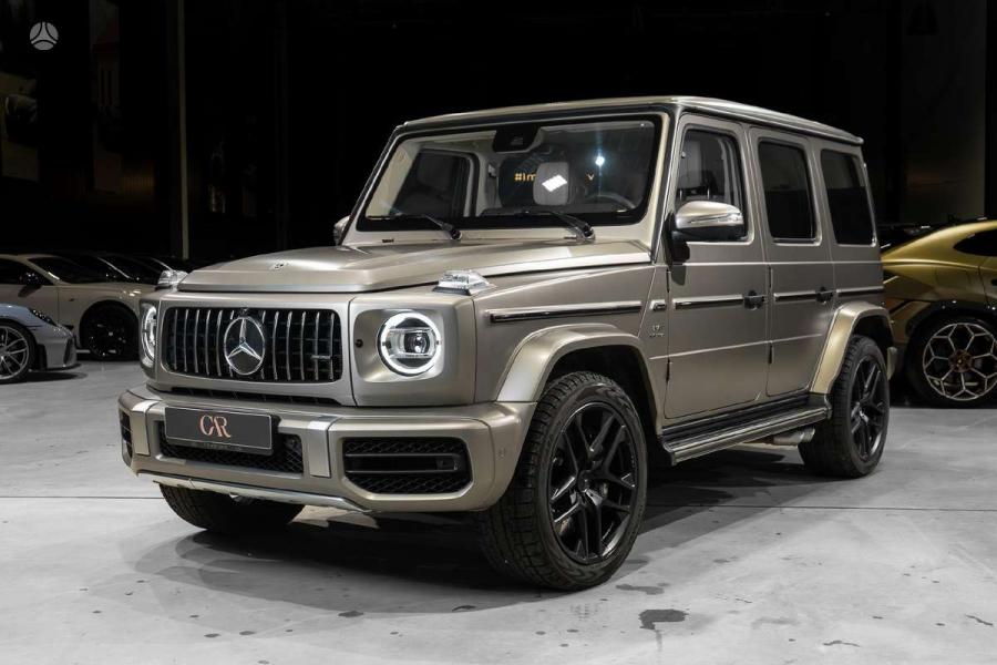 Pelēks Mercedes-Benz G63 AMG 2024 Rīga, ar dzinēja tilpumu 3.98 L un nobraukumu 20 tūkst. km par 189000 €, foto 1 vietnē AUTOMOTO.COM.LV