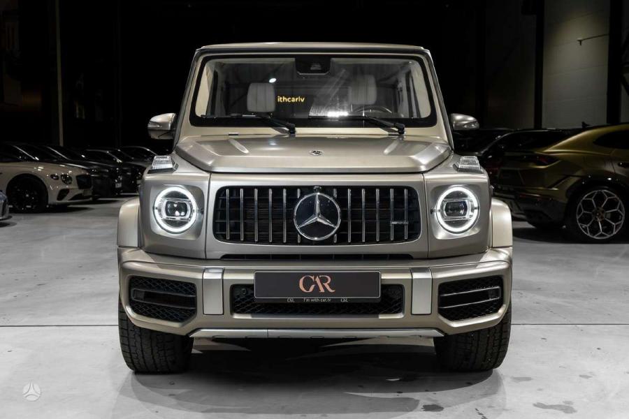 Pelēks Mercedes-Benz G63 AMG 2024 Rīga, ar dzinēja tilpumu 3.98 L un nobraukumu 20 tūkst. km par 189000 €, foto 2 vietnē AUTOMOTO.COM.LV