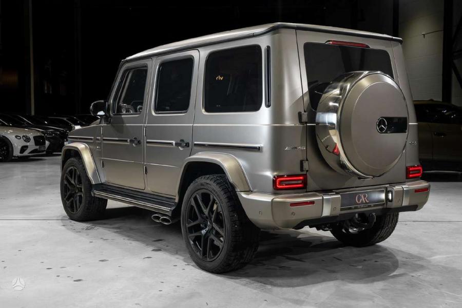Pelēks Mercedes-Benz G63 AMG 2024 Rīga, ar dzinēja tilpumu 3.98 L un nobraukumu 20 tūkst. km par 189000 €, foto 6 vietnē AUTOMOTO.COM.LV