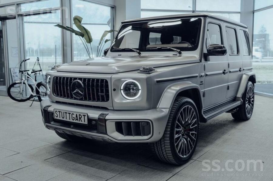 Pelēks Mercedes-Benz G63 AMG 2024 Rīga, ar dzinēja tilpumu 4.00 L un nobraukumu 26 tūkst. km par 220000 €, foto 4 vietnē AUTOMOTO.COM.LV