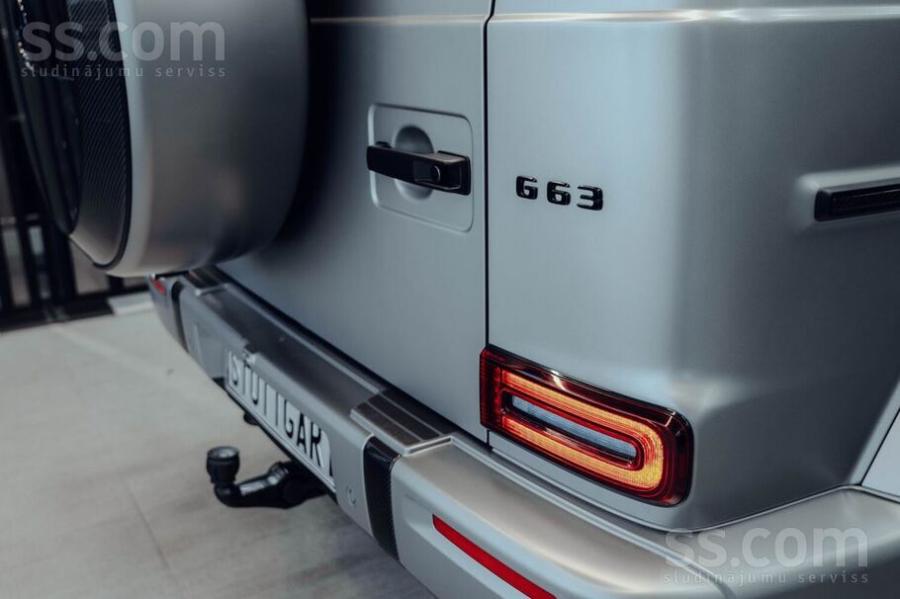 Pelēks Mercedes-Benz G63 AMG 2024 Rīga, ar dzinēja tilpumu 4.00 L un nobraukumu 26 tūkst. km par 220000 €, foto 13 vietnē AUTOMOTO.COM.LV