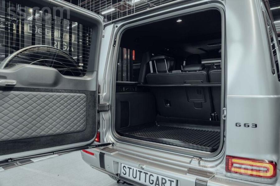 Pelēks Mercedes-Benz G63 AMG 2024 Rīga, ar dzinēja tilpumu 4.00 L un nobraukumu 26 tūkst. km par 220000 €, foto 14 vietnē AUTOMOTO.COM.LV