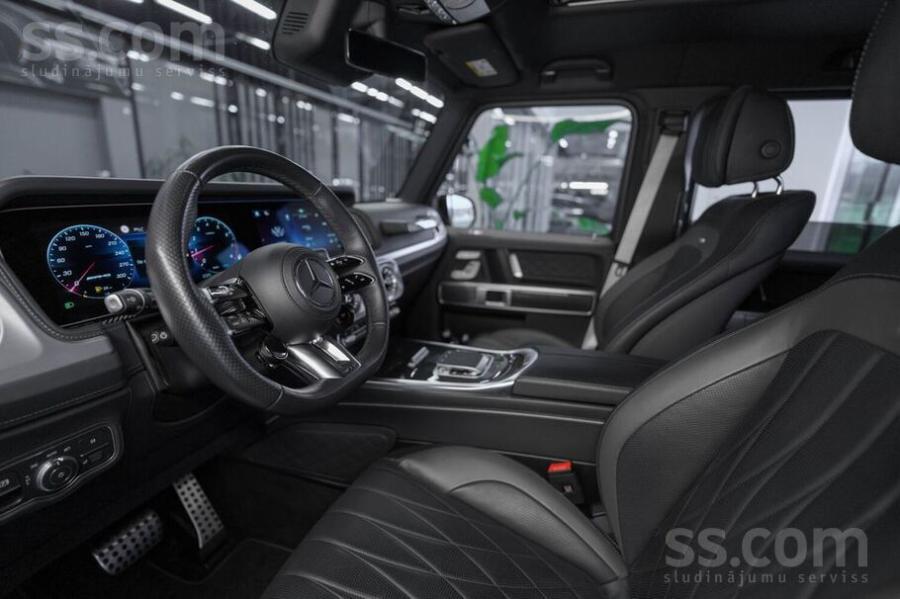 Pelēks Mercedes-Benz G63 AMG 2024 Rīga, ar dzinēja tilpumu 4.00 L un nobraukumu 26 tūkst. km par 220000 €, foto 18 vietnē AUTOMOTO.COM.LV