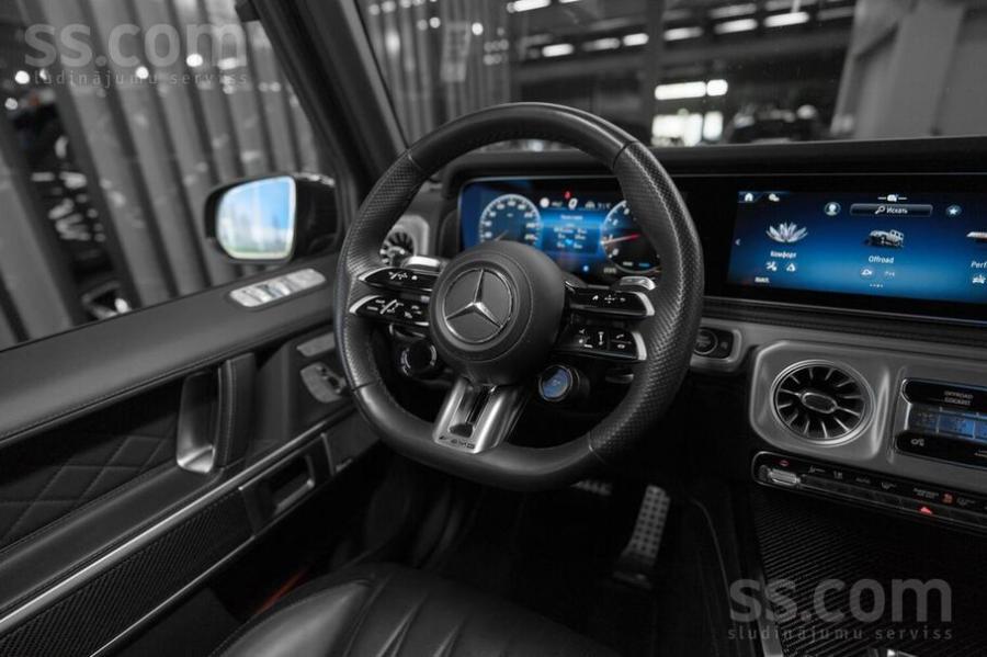 Pelēks Mercedes-Benz G63 AMG 2024 Rīga, ar dzinēja tilpumu 4.00 L un nobraukumu 26 tūkst. km par 220000 €, foto 20 vietnē AUTOMOTO.COM.LV