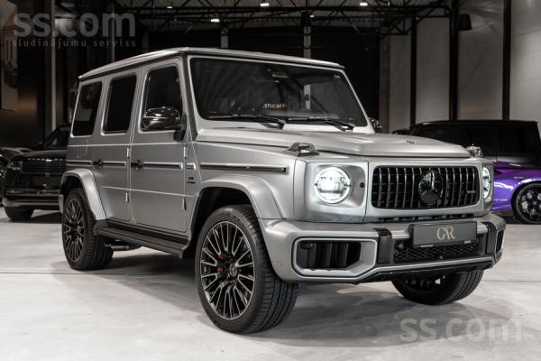 Pelēks Mercedes-Benz G63 AMG 2024 Rīga, ar dzinēja tilpumu 4.00 L un nobraukumu 13 tūkst. km par 254100 €, foto 3 vietnē AUTOMOTO.COM.LV