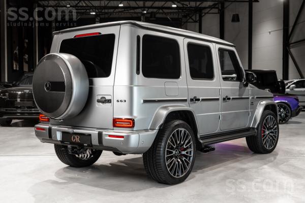 Pelēks Mercedes-Benz G63 AMG 2024 Rīga, ar dzinēja tilpumu 4.00 L un nobraukumu 13 tūkst. km par 254100 €, foto 4 vietnē AUTOMOTO.COM.LV