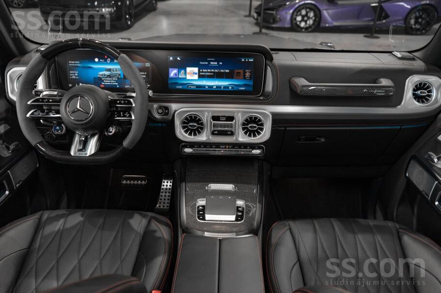 Pelēks Mercedes-Benz G63 AMG 2024 Rīga, ar dzinēja tilpumu 4.00 L un nobraukumu 13 tūkst. km par 254100 €, foto 11 vietnē AUTOMOTO.COM.LV
