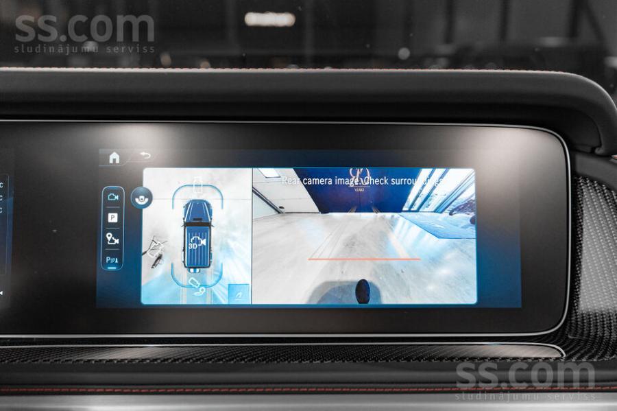 Pelēks Mercedes-Benz G63 AMG 2024 Rīga, ar dzinēja tilpumu 4.00 L un nobraukumu 13 tūkst. km par 254100 €, foto 24 vietnē AUTOMOTO.COM.LV