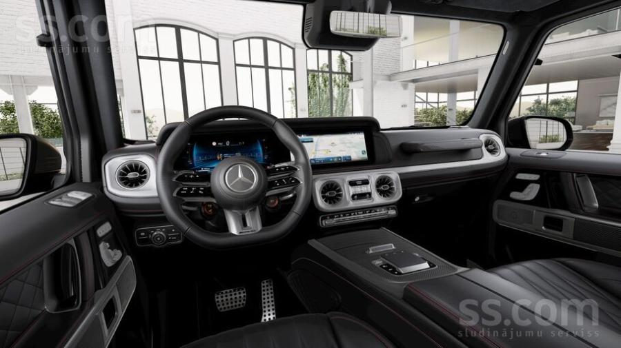 Pelēks Mercedes-Benz G63 AMG 2025 Rīga, ar dzinēja tilpumu 4.00 L un nobraukumu 4 tūkst. km par 259900 €, foto 8 vietnē AUTOMOTO.COM.LV
