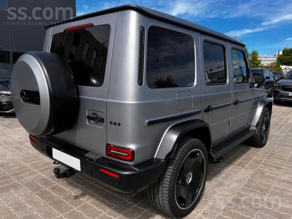 Grey Mercedes-Benz G63 AMG 2025 in Liepaja, with an engine capacity of 4.00 L and mileage of 6 thousand km for 245000 €, photo 2 on AUTOMOTO.COM.LV