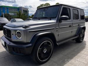 Grey Mercedes-Benz G63 AMG 2025 in Liepaja, with an engine capacity of 4.00 L and mileage of 6 thousand km for 245000 €, photo 5 on AUTOMOTO.COM.LV