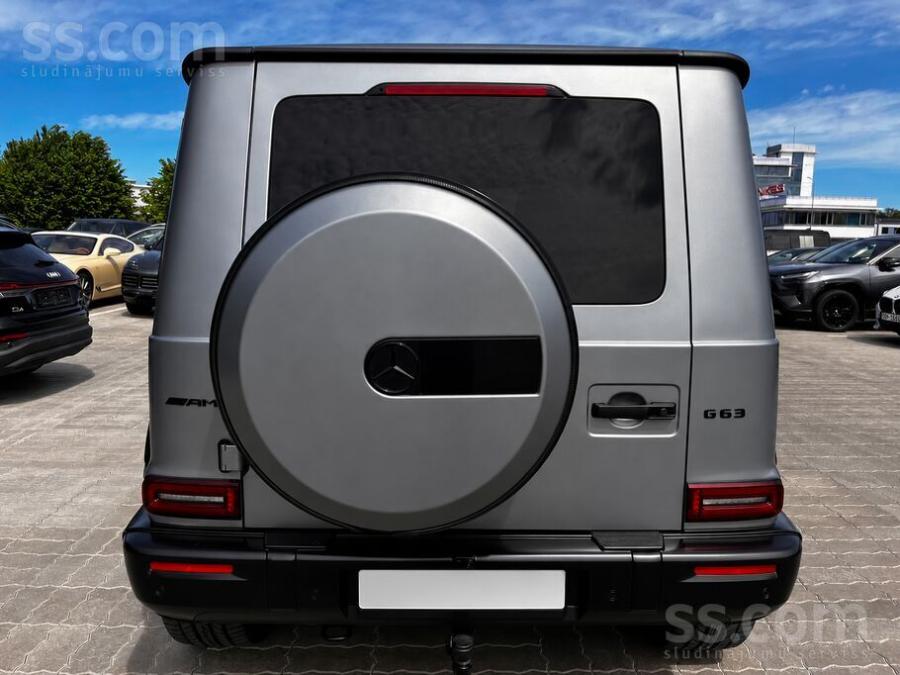 Grey Mercedes-Benz G63 AMG 2025 in Liepaja, with an engine capacity of 4.00 L and mileage of 6 thousand km for 245000 €, photo 6 on AUTOMOTO.COM.LV
