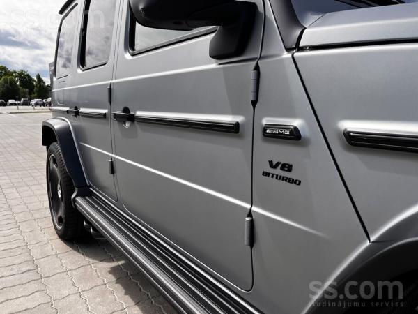 Grey Mercedes-Benz G63 AMG 2025 in Liepaja, with an engine capacity of 4.00 L and mileage of 6 thousand km for 245000 €, photo 6 on AUTOMOTO.COM.LV