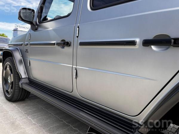 Grey Mercedes-Benz G63 AMG 2025 in Liepaja, with an engine capacity of 4.00 L and mileage of 6 thousand km for 245000 €, photo 7 on AUTOMOTO.COM.LV
