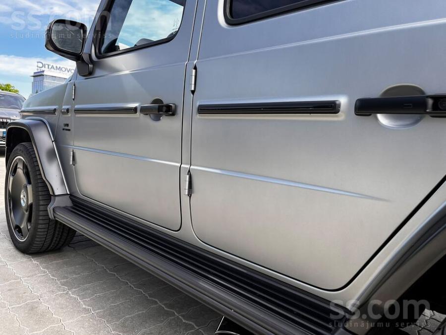 Grey Mercedes-Benz G63 AMG 2025 in Liepaja, with an engine capacity of 4.00 L and mileage of 6 thousand km for 245000 €, photo 8 on AUTOMOTO.COM.LV