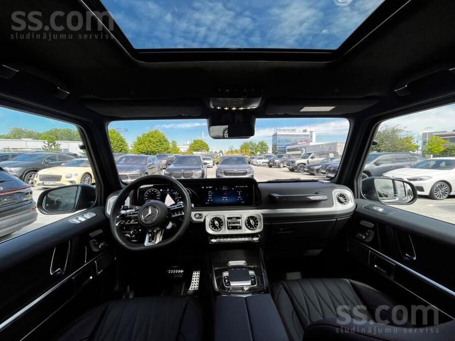 Grey Mercedes-Benz G63 AMG 2025 in Liepaja, with an engine capacity of 4.00 L and mileage of 6 thousand km for 245000 €, photo 14 on AUTOMOTO.COM.LV