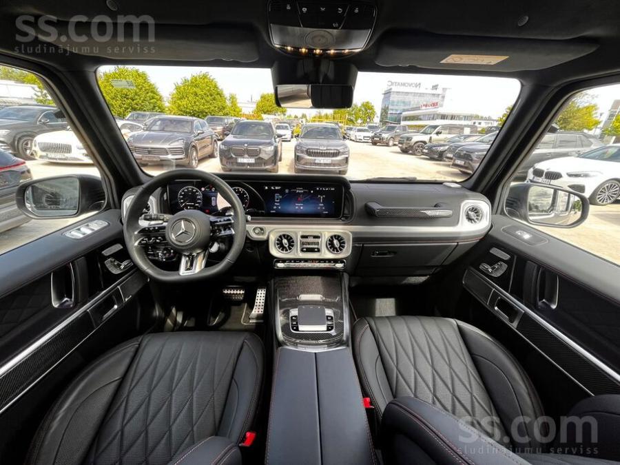 Grey Mercedes-Benz G63 AMG 2025 in Liepaja, with an engine capacity of 4.00 L and mileage of 6 thousand km for 245000 €, photo 18 on AUTOMOTO.COM.LV