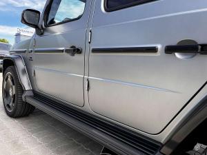 Grey Mercedes-Benz G63 AMG 2025 in Liepaja, with an engine capacity of 4.00 L and mileage of 8 thousand km for 242000 €, photo 8 on AUTOMOTO.COM.LV
