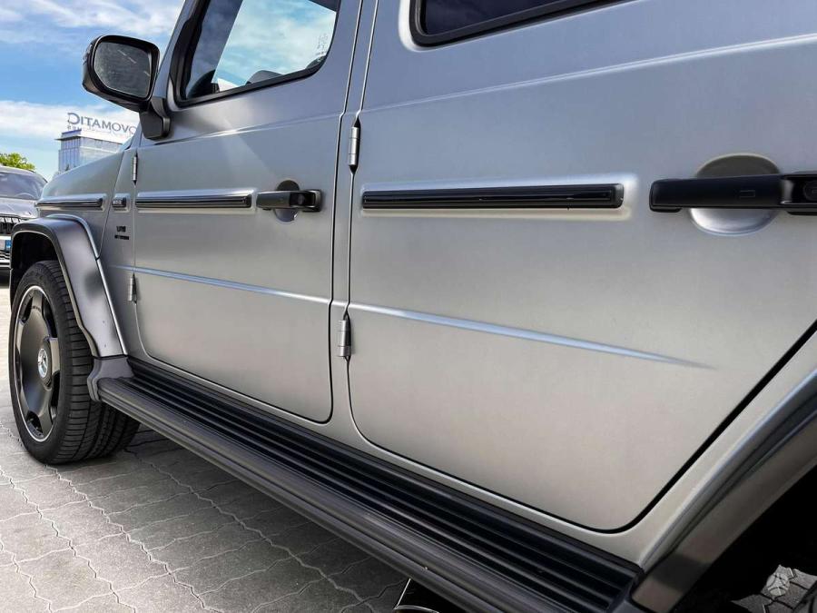 Grey Mercedes-Benz G63 AMG 2025 in Liepaja, with an engine capacity of 4.00 L and mileage of 8 thousand km for 242000 €, photo 8 on AUTOMOTO.COM.LV