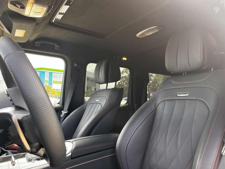 Grey Mercedes-Benz G63 AMG 2025 in Liepaja, with an engine capacity of 4.00 L and mileage of 8 thousand km for 242000 €, photo 10 on AUTOMOTO.COM.LV