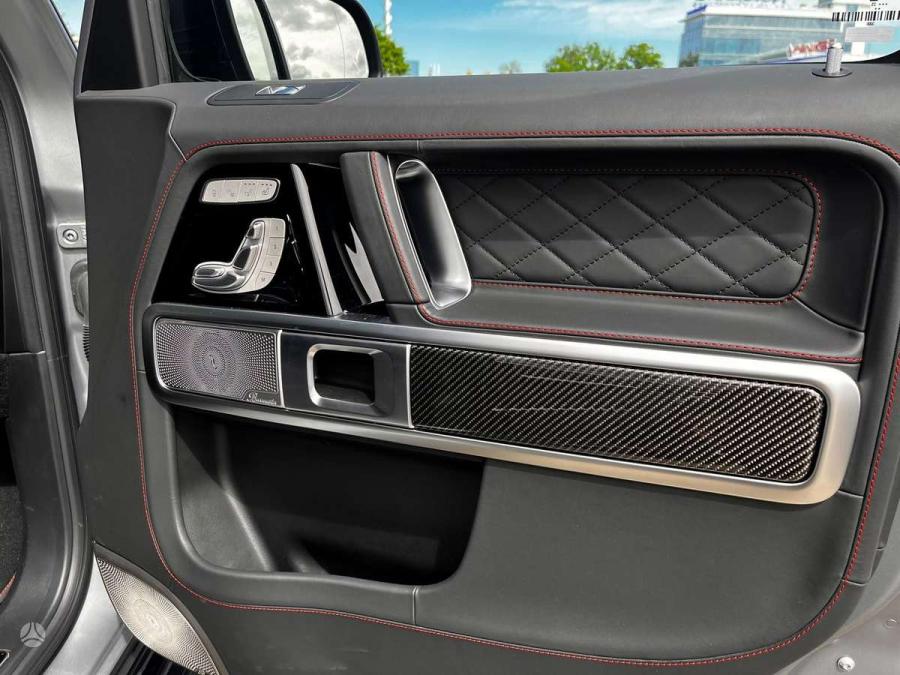 Grey Mercedes-Benz G63 AMG 2025 in Liepaja, with an engine capacity of 4.00 L and mileage of 8 thousand km for 242000 €, photo 18 on AUTOMOTO.COM.LV