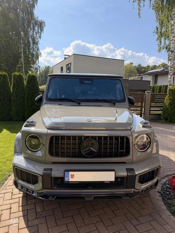 Grey Mercedes-Benz G63 AMG 2026 in Riga, with an engine capacity of 0.00 L and mileage of 4 thousand km for 278300 €, photo 1 on AUTOMOTO.COM.LV
