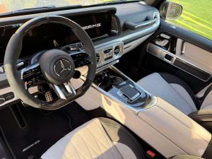 Grey Mercedes-Benz G63 AMG 2026 in Riga, with an engine capacity of 0.00 L and mileage of 4 thousand km for 278300 €, photo 7 on AUTOMOTO.COM.LV