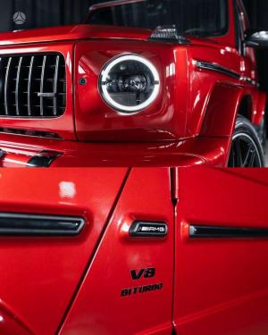 Sarkans Mercedes-Benz G63 AMG 2023 Viļņa, ar dzinēja tilpumu 3.98 L un nobraukumu 27 tūkst. km par 169999 €, foto 9 vietnē AUTOMOTO.COM.LV