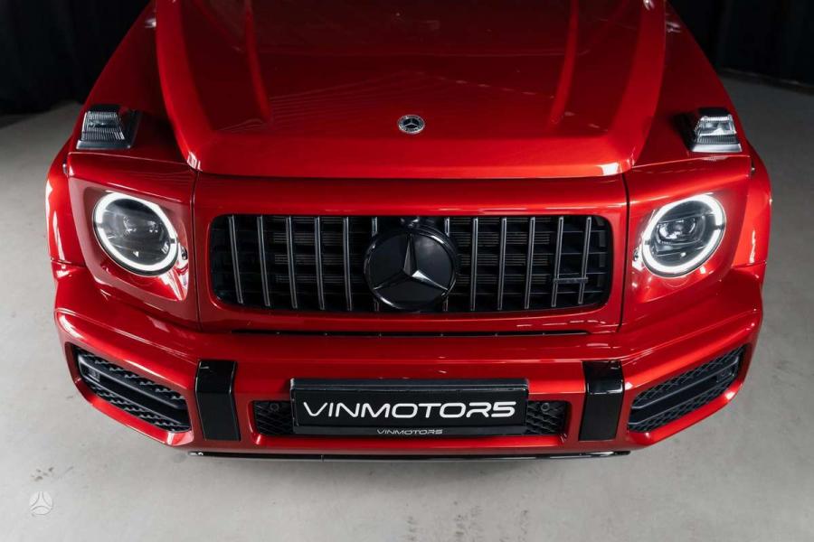 Sarkans Mercedes-Benz G63 AMG 2023 Viļņa, ar dzinēja tilpumu 3.98 L un nobraukumu 27 tūkst. km par 169999 €, foto 12 vietnē AUTOMOTO.COM.LV
