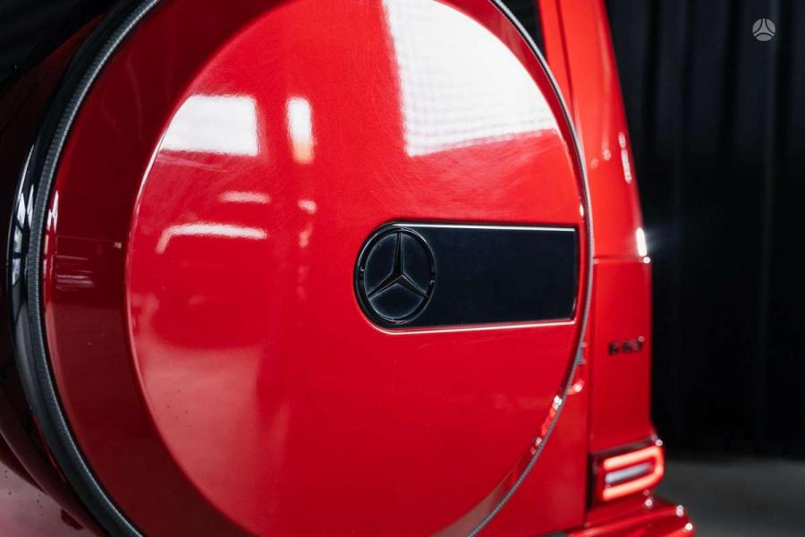 Sarkans Mercedes-Benz G63 AMG 2023 Viļņa, ar dzinēja tilpumu 3.98 L un nobraukumu 27 tūkst. km par 169999 €, foto 16 vietnē AUTOMOTO.COM.LV