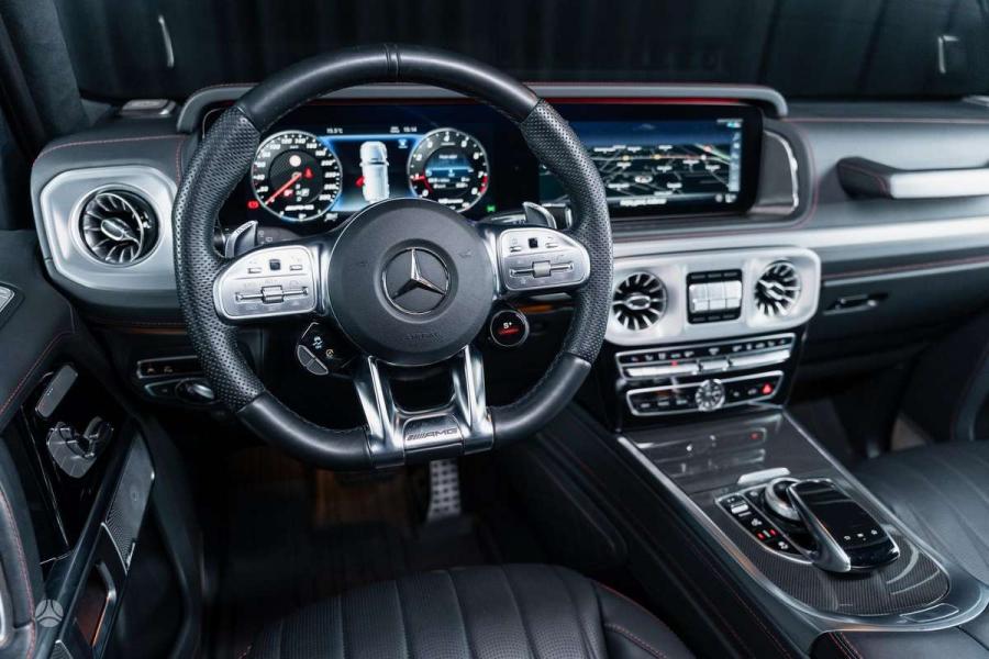 Sarkans Mercedes-Benz G63 AMG 2023 Viļņa, ar dzinēja tilpumu 3.98 L un nobraukumu 27 tūkst. km par 169999 €, foto 25 vietnē AUTOMOTO.COM.LV