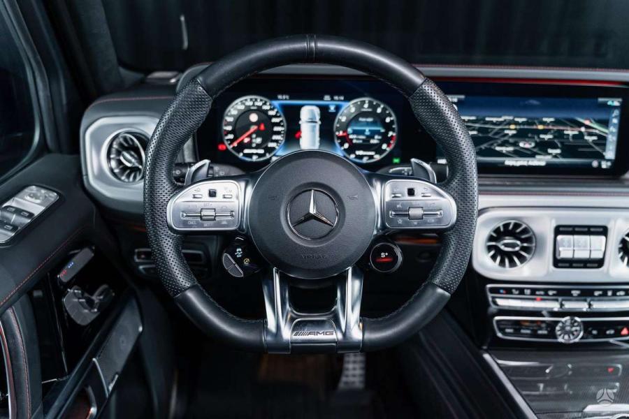 Sarkans Mercedes-Benz G63 AMG 2023 Viļņa, ar dzinēja tilpumu 3.98 L un nobraukumu 27 tūkst. km par 169999 €, foto 26 vietnē AUTOMOTO.COM.LV