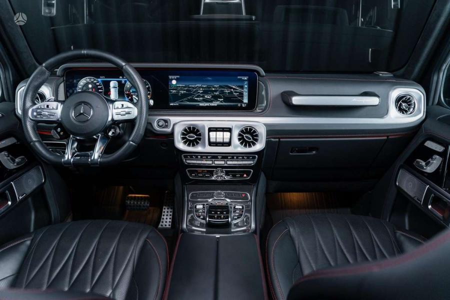 Sarkans Mercedes-Benz G63 AMG 2023 Viļņa, ar dzinēja tilpumu 3.98 L un nobraukumu 27 tūkst. km par 169999 €, foto 29 vietnē AUTOMOTO.COM.LV