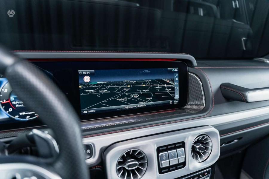 Sarkans Mercedes-Benz G63 AMG 2023 Viļņa, ar dzinēja tilpumu 3.98 L un nobraukumu 27 tūkst. km par 169999 €, foto 30 vietnē AUTOMOTO.COM.LV