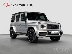 Balts Mercedes-Benz G63 AMG 2024 Rīga, ar dzinēja tilpumu 4.00 L un nobraukumu 37 tūkst. km par 179990 €, foto  vietnē AUTOMOTO.COM.LV