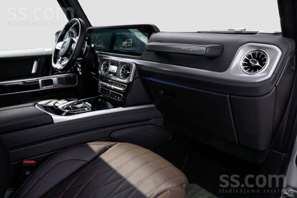 Белый Мерседес Г63 АМГ 2024 в Рига, объемом двигателя 4.00 л и пробегом 37 тыс. км за 179990 €, фото 6 на AUTOMOTO.COM.LV