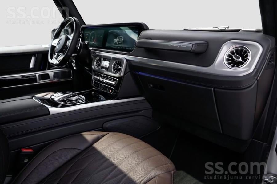 Balts Mercedes-Benz G63 AMG 2024 Rīga, ar dzinēja tilpumu 4.00 L un nobraukumu 37 tūkst. km par 179990 €, foto 6 vietnē AUTOMOTO.COM.LV