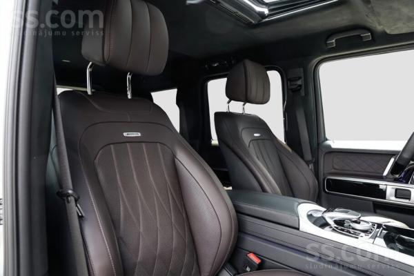 Белый Мерседес Г63 АМГ 2024 в Рига, объемом двигателя 4.00 л и пробегом 37 тыс. км за 179990 €, фото 7 на AUTOMOTO.COM.LV