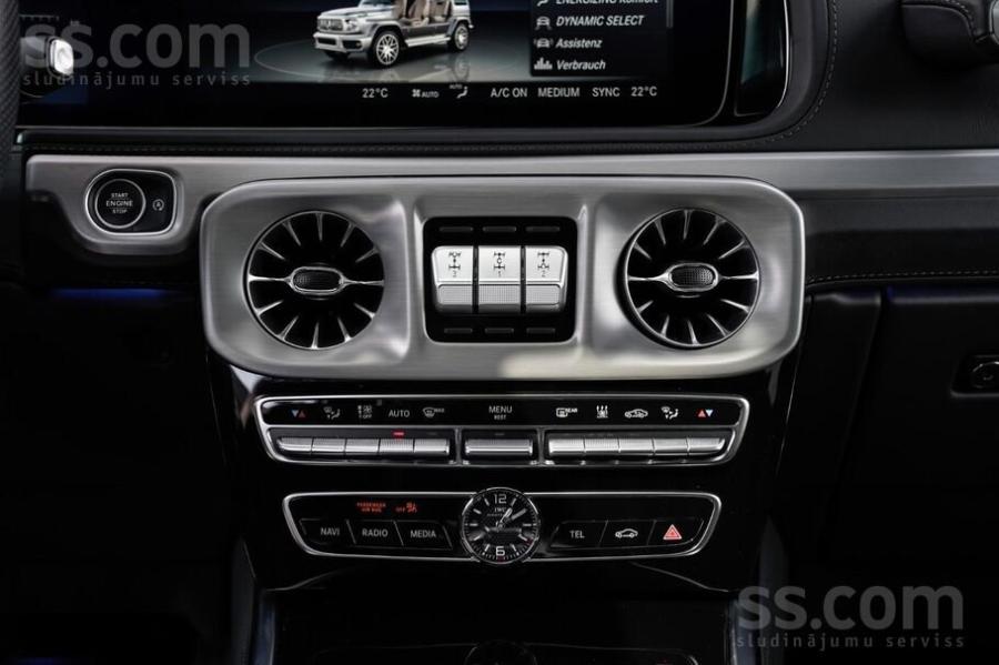 Balts Mercedes-Benz G63 AMG 2024 Rīga, ar dzinēja tilpumu 4.00 L un nobraukumu 37 tūkst. km par 179990 €, foto 15 vietnē AUTOMOTO.COM.LV