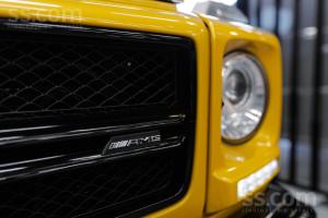 Dzeltens Mercedes-Benz G63 AMG 2016 Rīga, ar dzinēja tilpumu 5.50 L un nobraukumu 32 tūkst. km par 175000 €, foto 5 vietnē AUTOMOTO.COM.LV