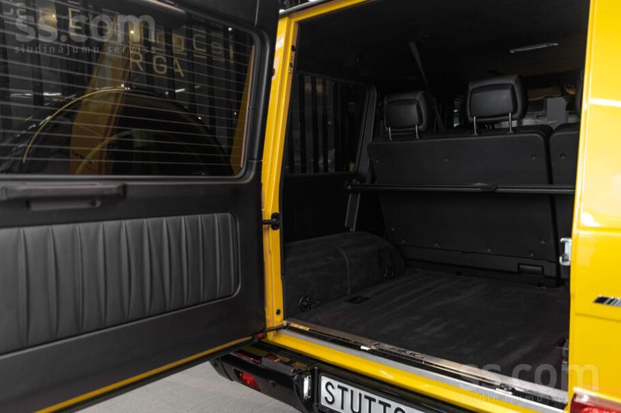 Dzeltens Mercedes-Benz G63 AMG 2016 Rīga, ar dzinēja tilpumu 5.50 L un nobraukumu 32 tūkst. km par 175000 €, foto 12 vietnē AUTOMOTO.COM.LV