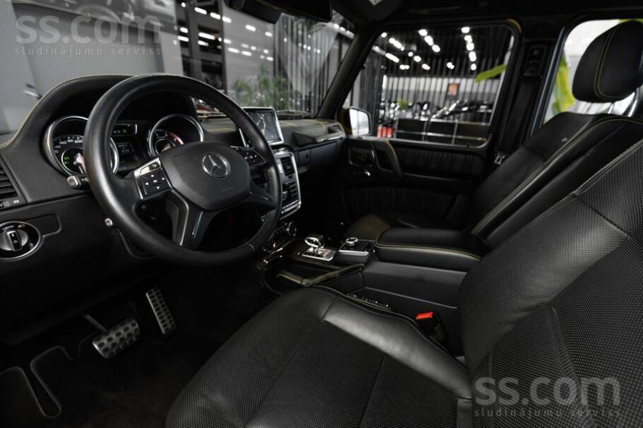 Dzeltens Mercedes-Benz G63 AMG 2016 Rīga, ar dzinēja tilpumu 5.50 L un nobraukumu 32 tūkst. km par 175000 €, foto 27 vietnē AUTOMOTO.COM.LV