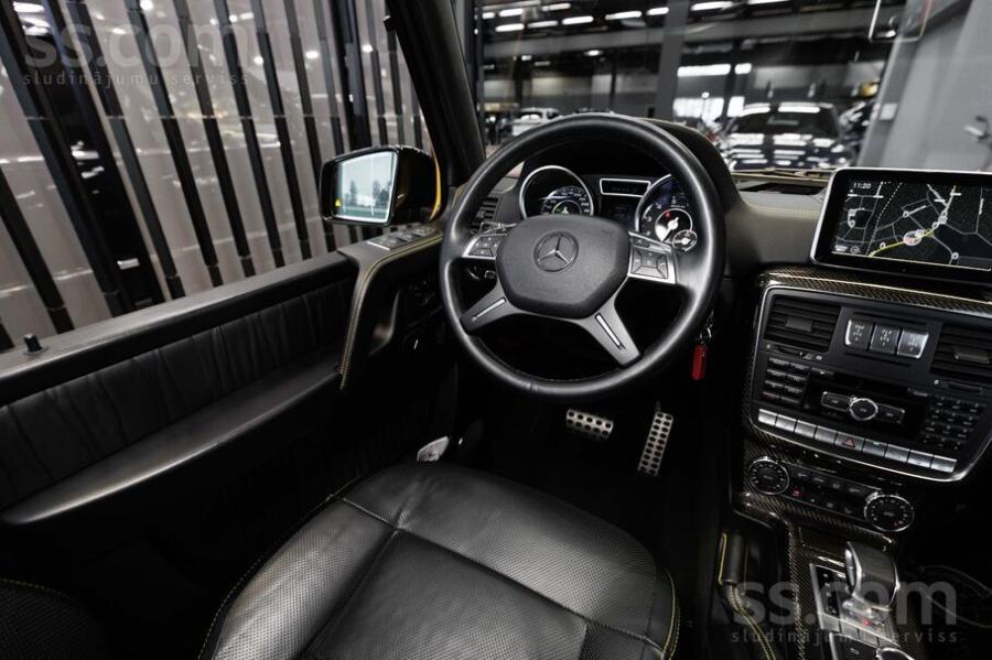 Dzeltens Mercedes-Benz G63 AMG 2016 Rīga, ar dzinēja tilpumu 5.50 L un nobraukumu 32 tūkst. km par 175000 €, foto 31 vietnē AUTOMOTO.COM.LV