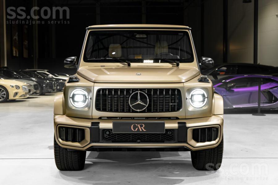 Dzeltens Mercedes-Benz G63 AMG 2025 Rīga, ar dzinēja tilpumu 4.00 L un nobraukumu 9 tūkst. km par 216900 €, foto 3 vietnē AUTOMOTO.COM.LV