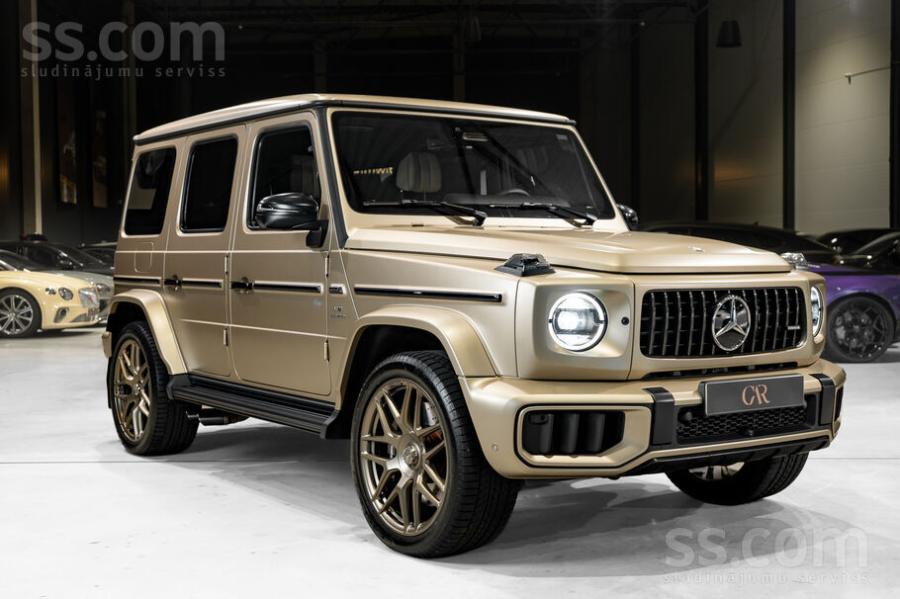 Dzeltens Mercedes-Benz G63 AMG 2025 Rīga, ar dzinēja tilpumu 4.00 L un nobraukumu 9 tūkst. km par 216900 €, foto 4 vietnē AUTOMOTO.COM.LV