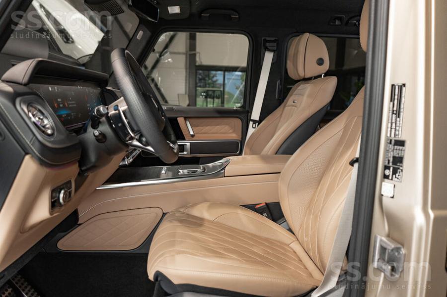 Dzeltens Mercedes-Benz G63 AMG 2025 Rīga, ar dzinēja tilpumu 4.00 L un nobraukumu 9 tūkst. km par 216900 €, foto 9 vietnē AUTOMOTO.COM.LV