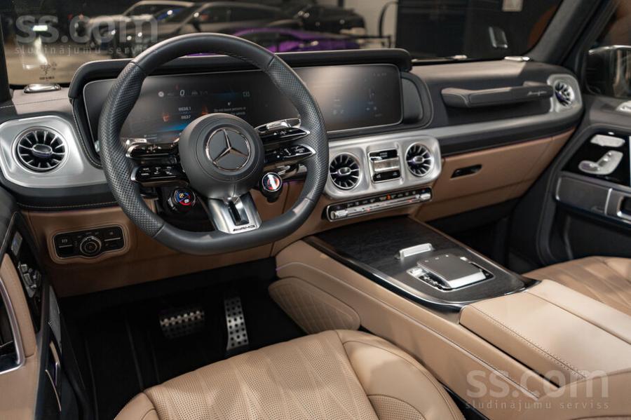 Dzeltens Mercedes-Benz G63 AMG 2025 Rīga, ar dzinēja tilpumu 4.00 L un nobraukumu 9 tūkst. km par 216900 €, foto 11 vietnē AUTOMOTO.COM.LV