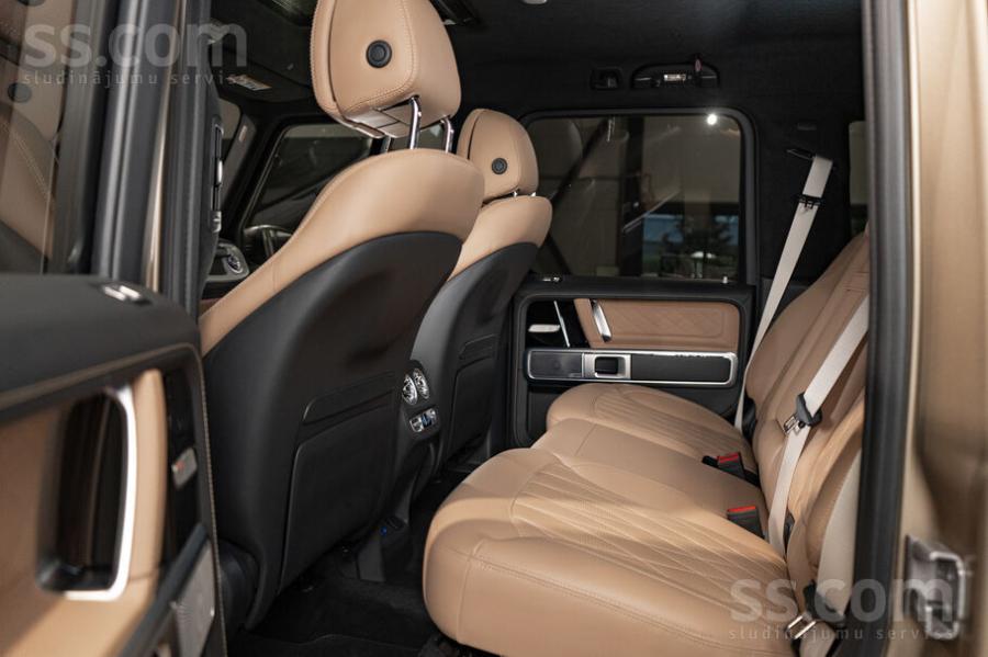 Dzeltens Mercedes-Benz G63 AMG 2025 Rīga, ar dzinēja tilpumu 4.00 L un nobraukumu 9 tūkst. km par 216900 €, foto 14 vietnē AUTOMOTO.COM.LV